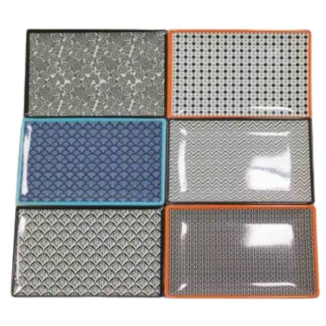 PLATO RECTANGULAR 25X16 SUSHI – Bazar Mafersa Mayorista